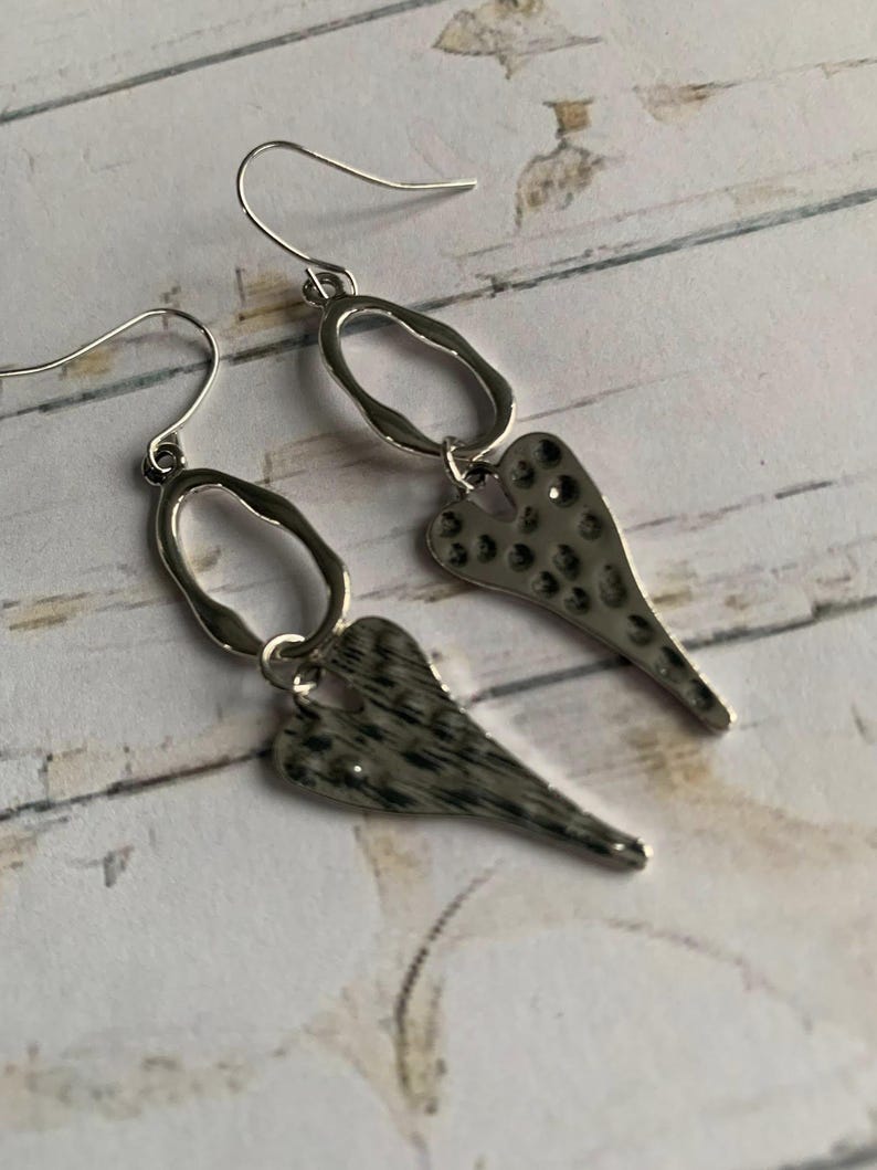 Boho Bohemian Folk Heart Festival Friendship Earrings - Etsy UK