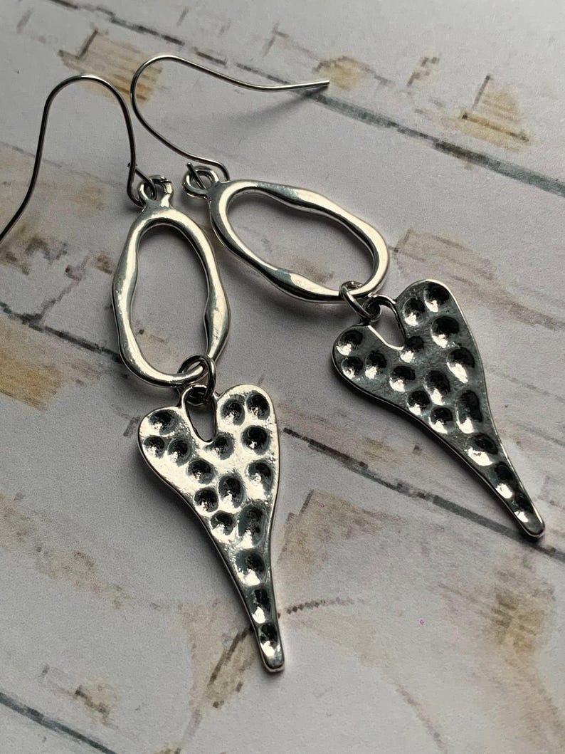 Boho Bohemian Folk Heart Festival Friendship Earrings - Etsy UK
