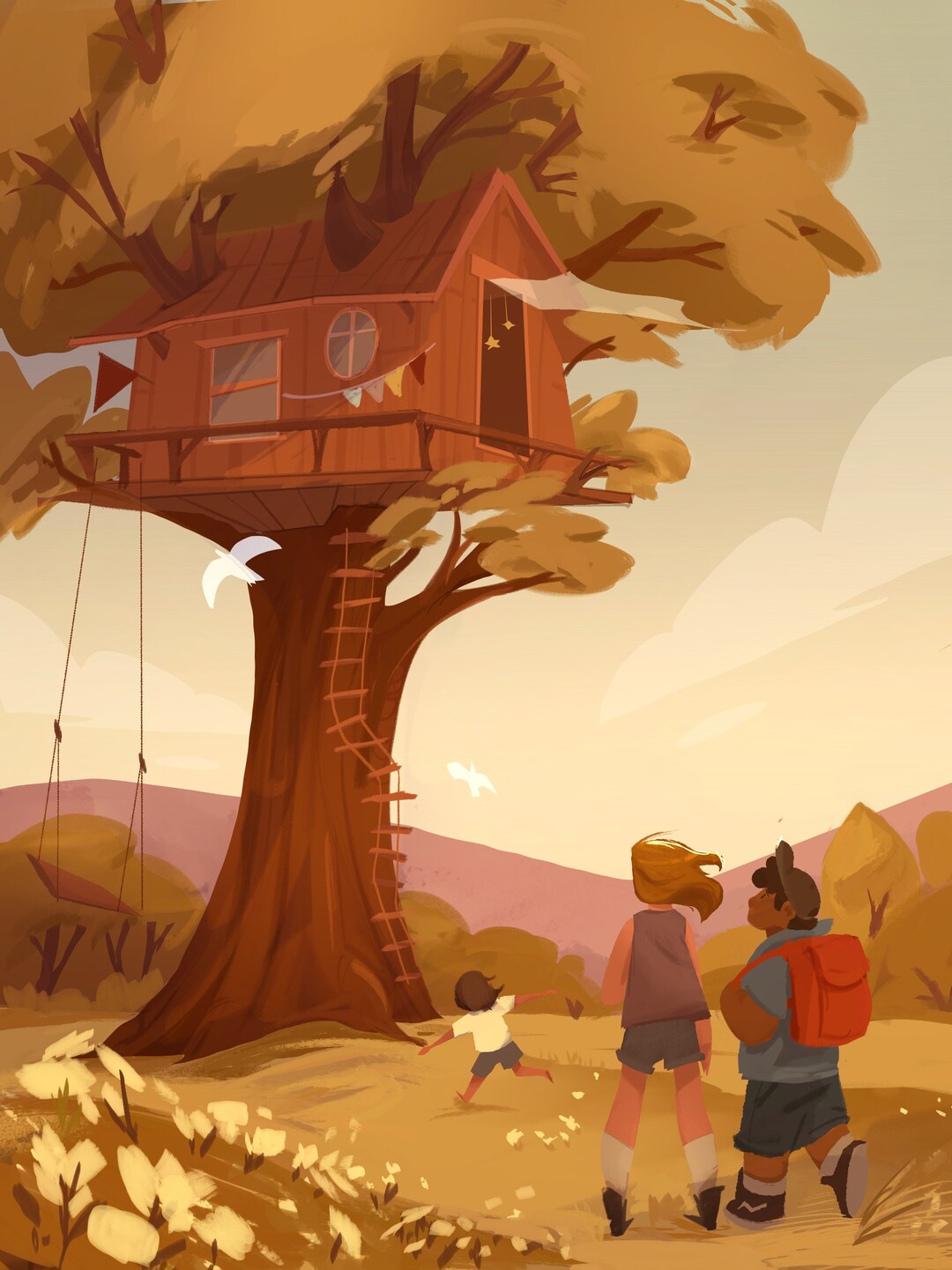 Treehouse Print - Etsy