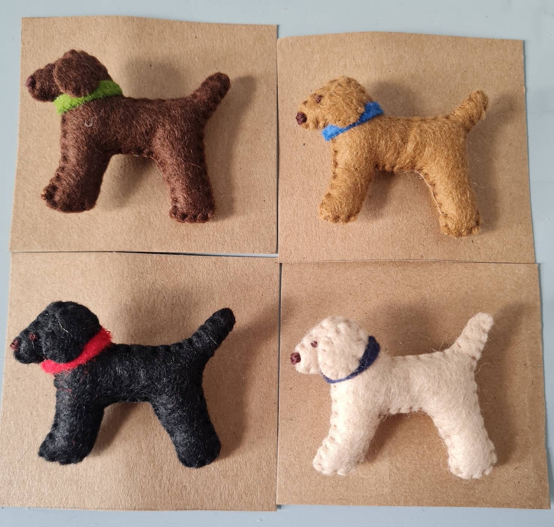 Labrador Felt Badge - Etsy