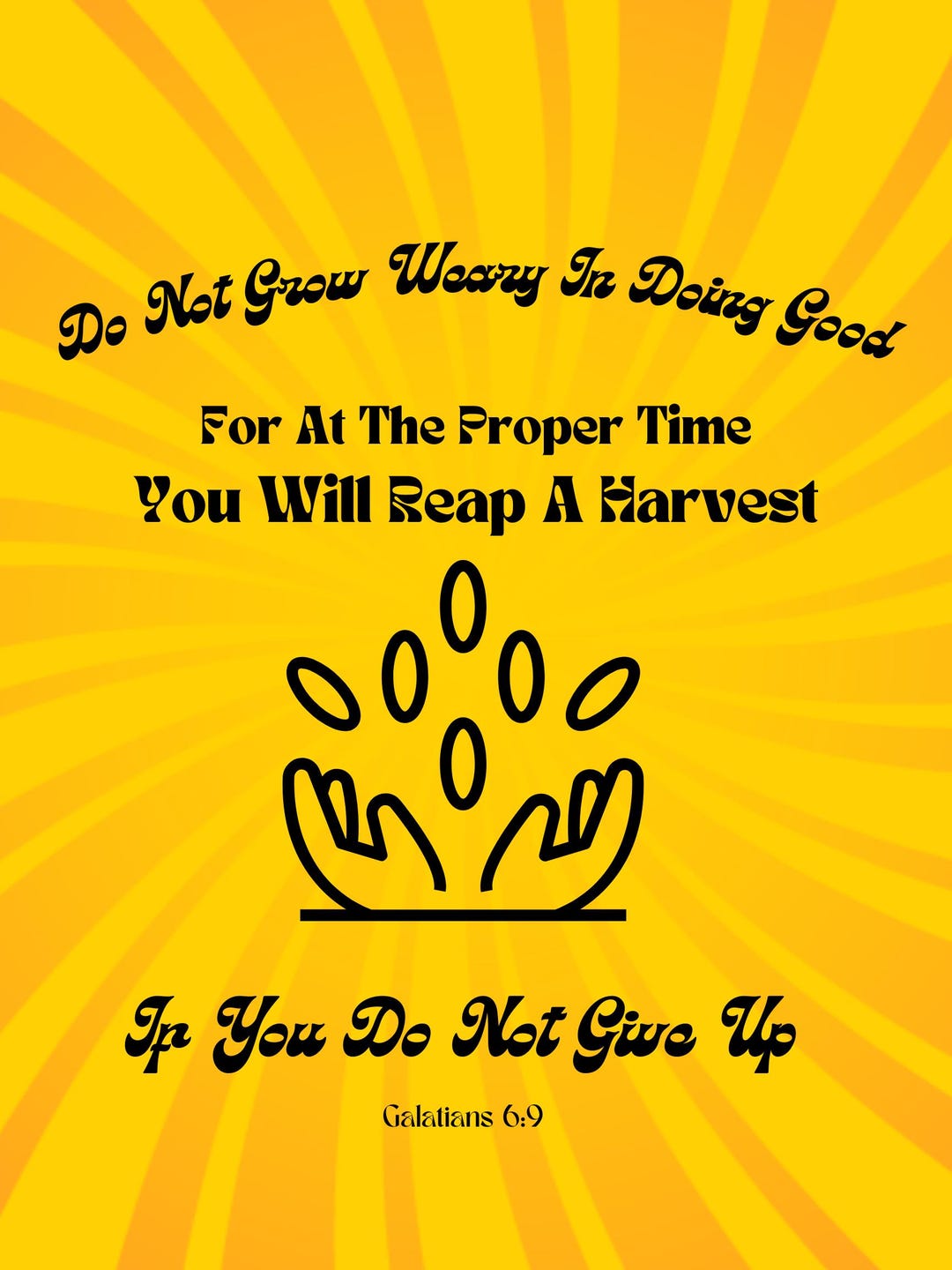 Galatians 6:9 Poster Digital Download - Etsy