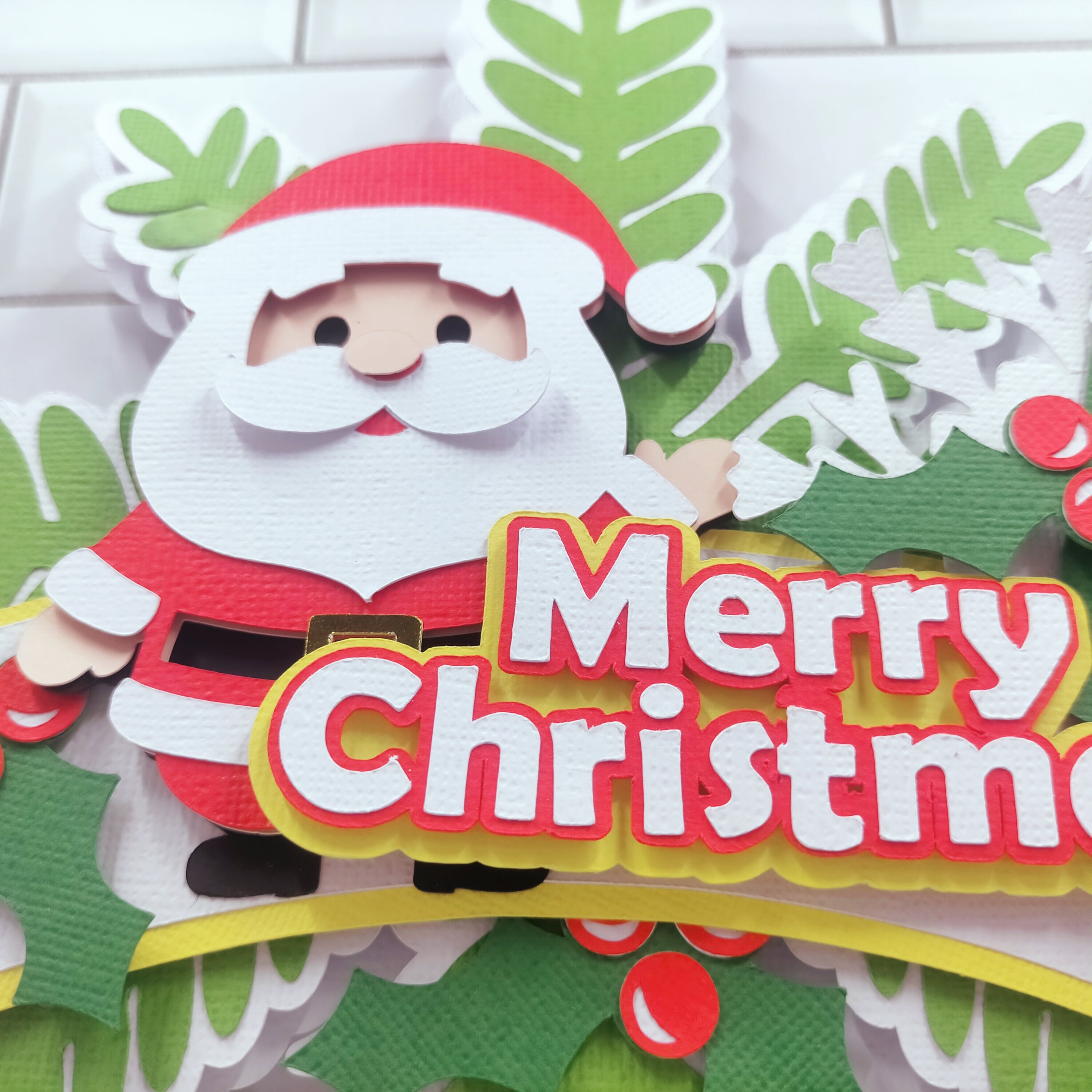 Christmas Santa Claus Cake Topper, 3D Birthday SVG Cricut Machine ...