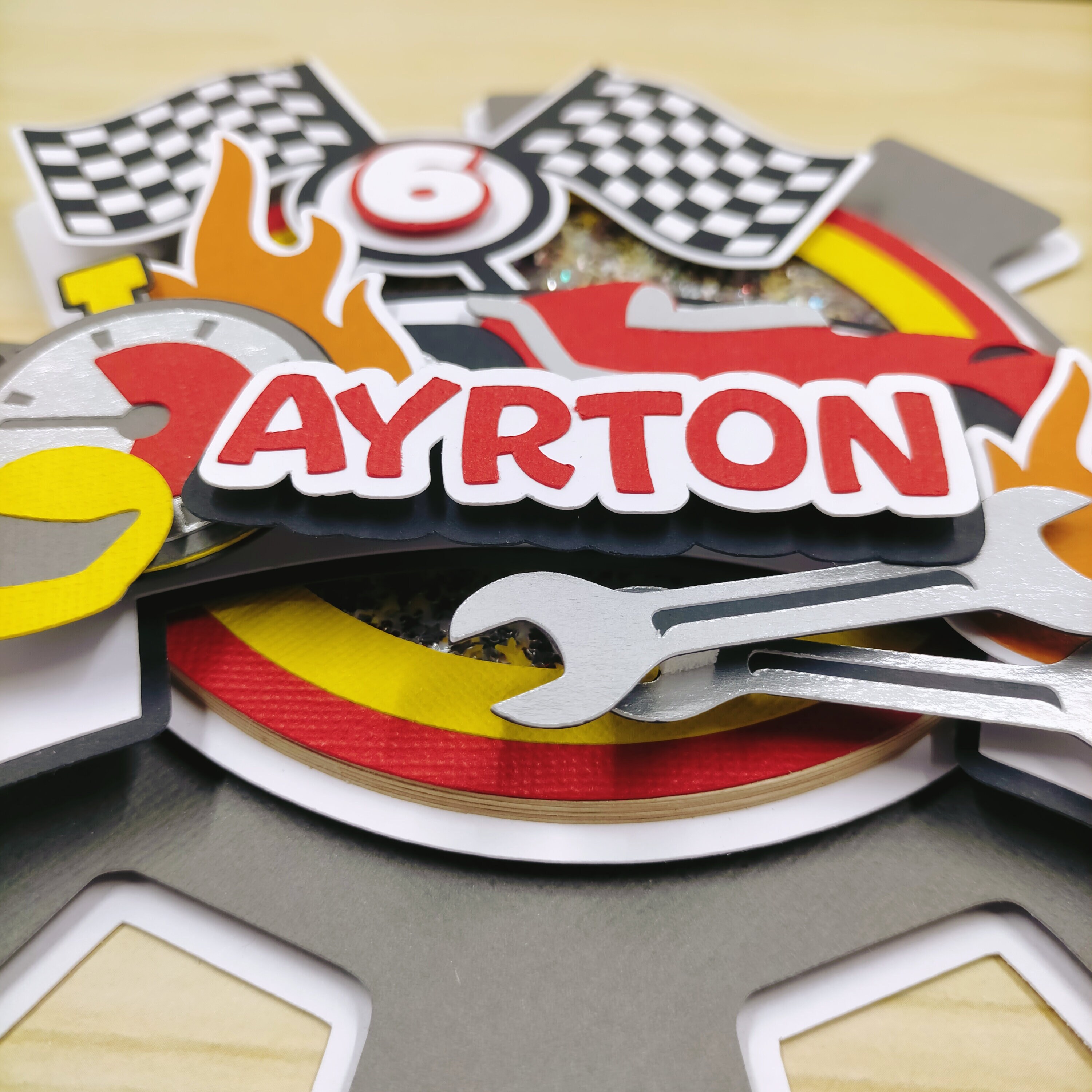 Zoom Into Fun Digital Race Car Shaker Cake Topper, Instant Download for ...
