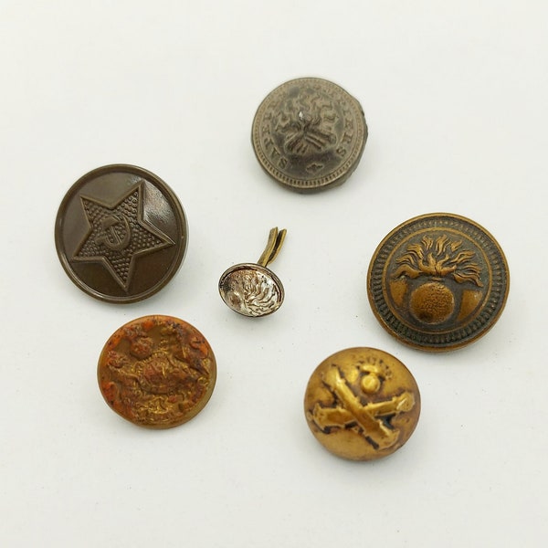 Military Buttons - Etsy