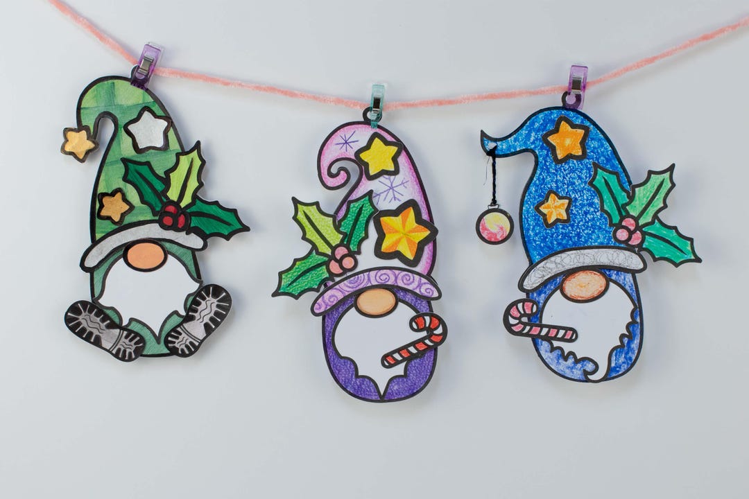 Customize Your Very Own Dwarfs, Christmas Dwarf Idea, Paper Kids Craft ...