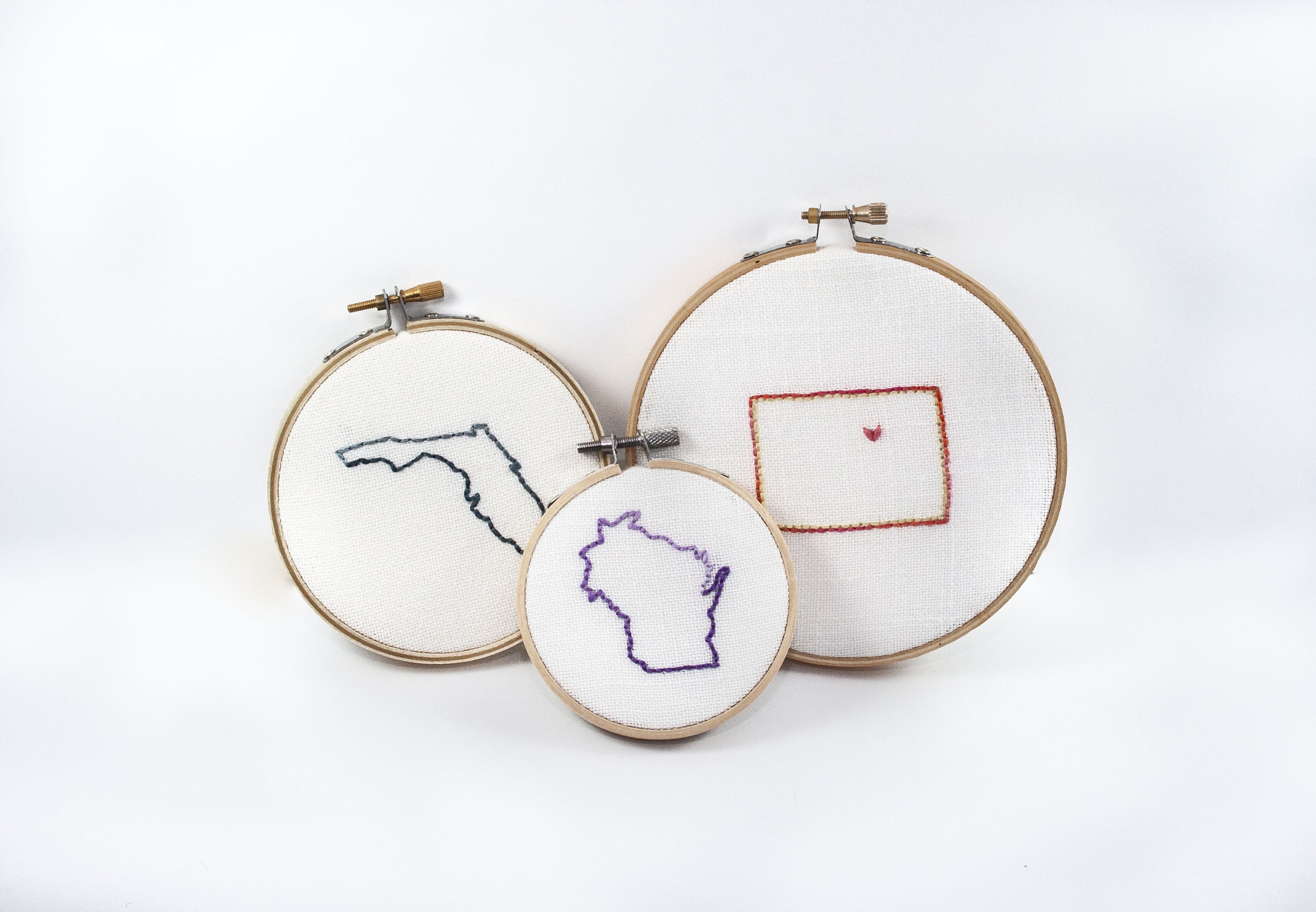CUSTOM State Embroidery: Choose Your Own USA Location - Etsy