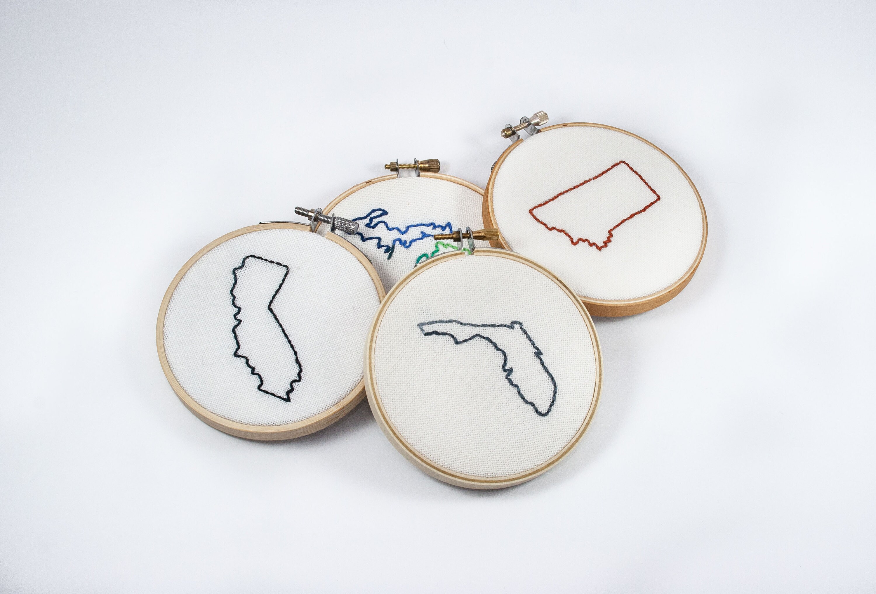 CUSTOM State Embroidery: Choose Your Own USA Location - Etsy