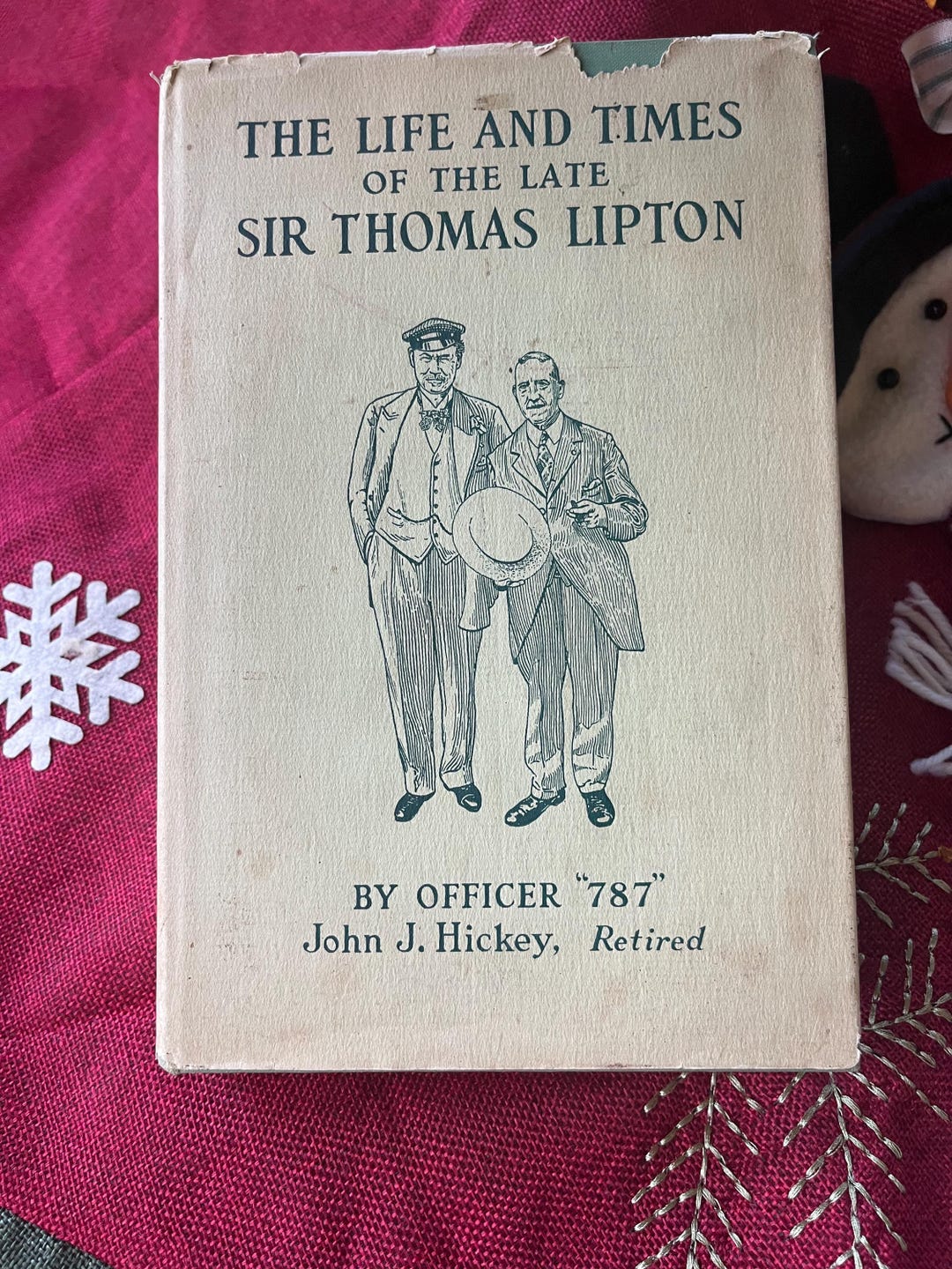 Hardcover Book ‘the Life and Times of the Late Sir Thomas Lipton’ by ...