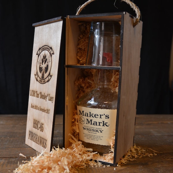 Wooden Whiskey Box - Etsy