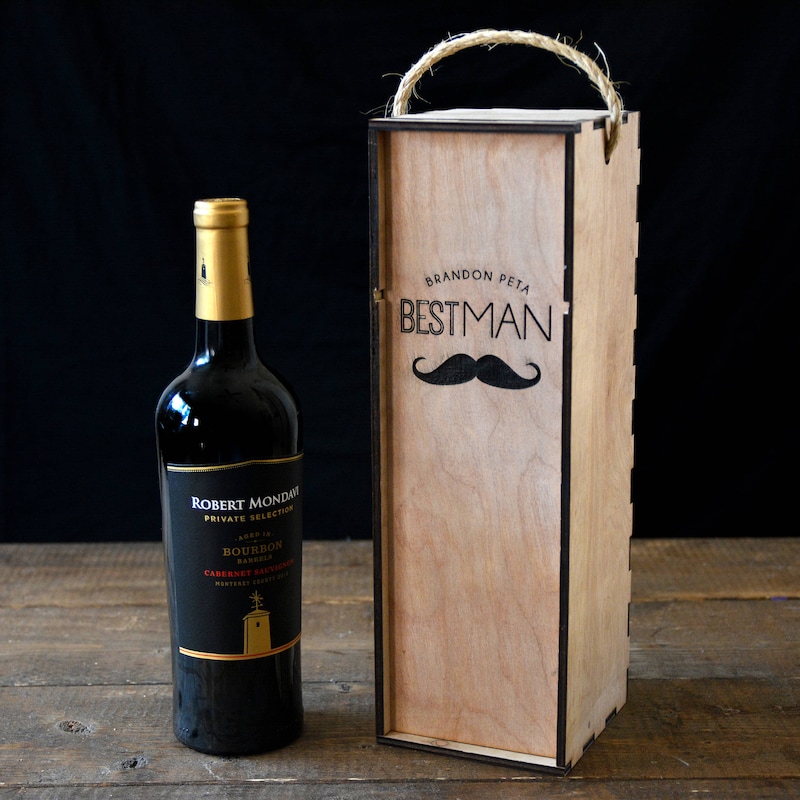 Custom Wine Box - Etsy