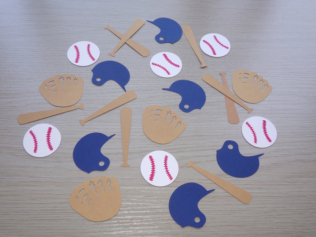 Baseball Confetti, Bats, Gloves, Helmets, Birthday Party Decor - Etsy