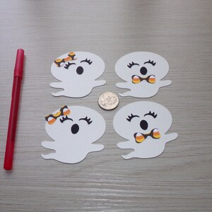 Ghost Halloween Party 8 Ghost Cut Outs 8 Boo Cut Outs Orange - Etsy