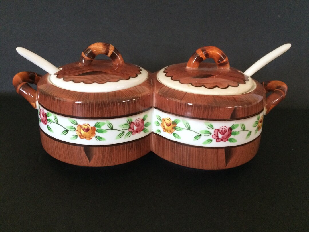 Vintage Ceramic Condiment Dish - Etsy España