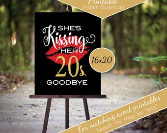 Kissing 20s goodbye | Etsy