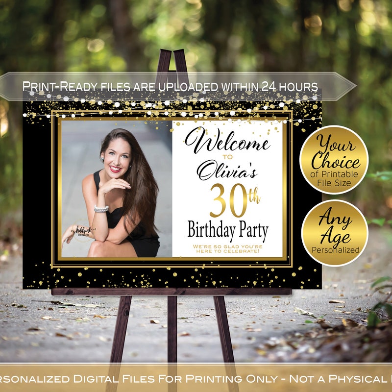 Personalized Birthday Sign - Etsy