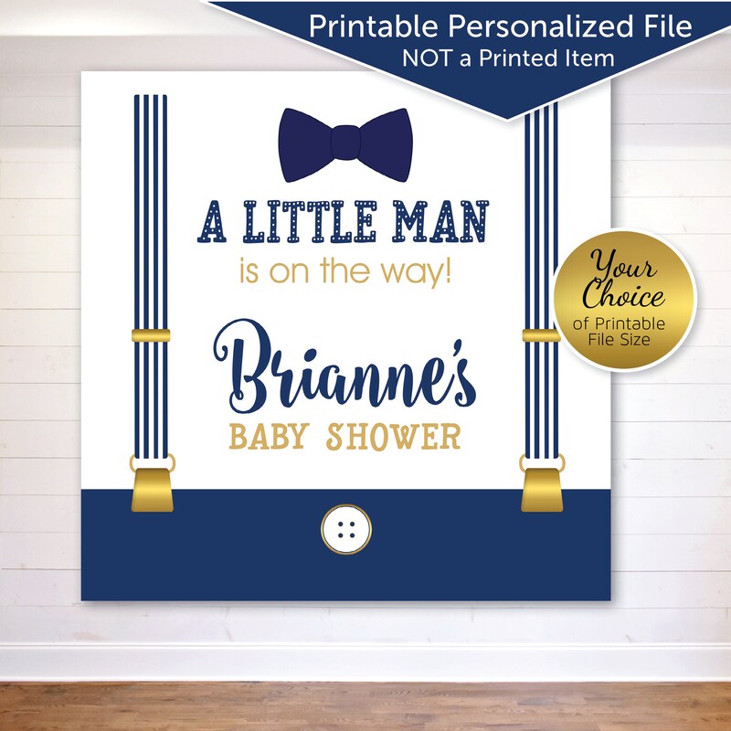 Little Man Backdrop - Etsy
