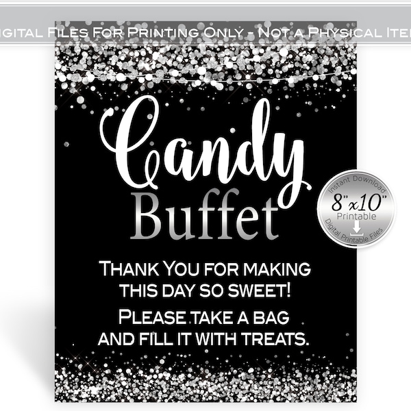Candy Buffet Signs - Etsy