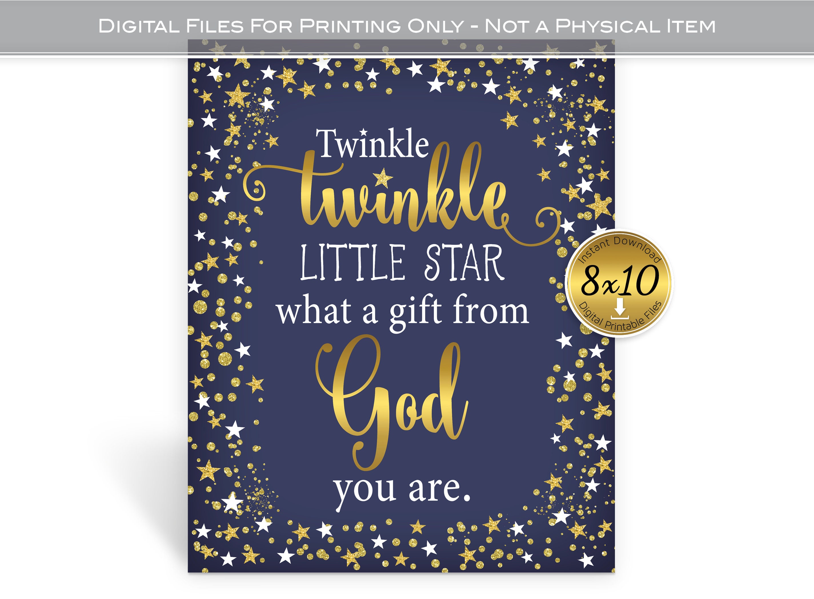 Twinkle Twinkle Little Star Printables