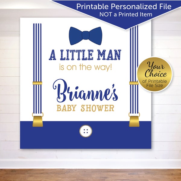 Little Man Backdrop - Etsy