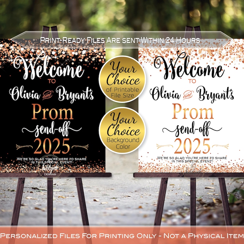 Personalised Prom Poster - Etsy