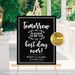 Personalized Rehearsal Dinner Sign: Black & White Printable (digital ...