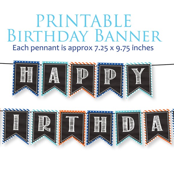 Chalkboard Pennant - Etsy