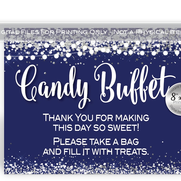Candy Buffet Sign - Etsy