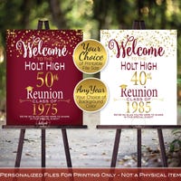 Editable Class Reunion Bingo Game, Class Reunion Bingo, High School ...