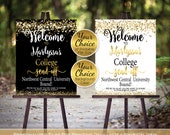 College Send off Party Personalized Welcome Sign Printable - Etsy