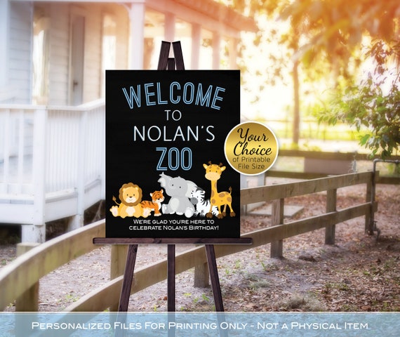 Zoo Welcome Signs
