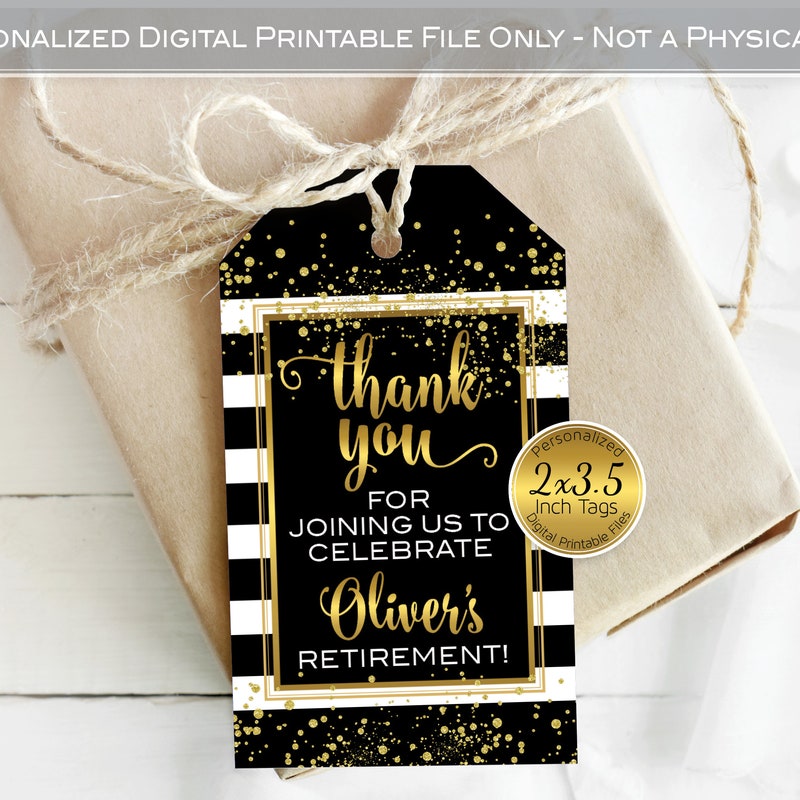 Retirement Tags - Etsy