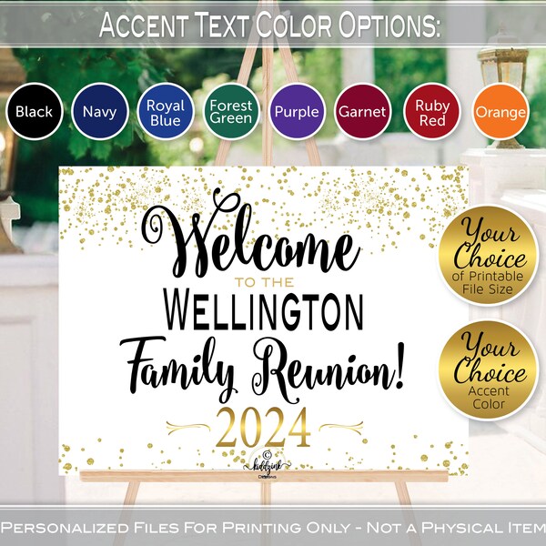 Family Reunion Sign - Etsy