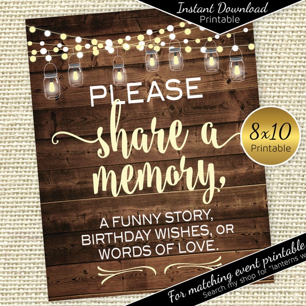 Memory Jar Birthday - Etsy