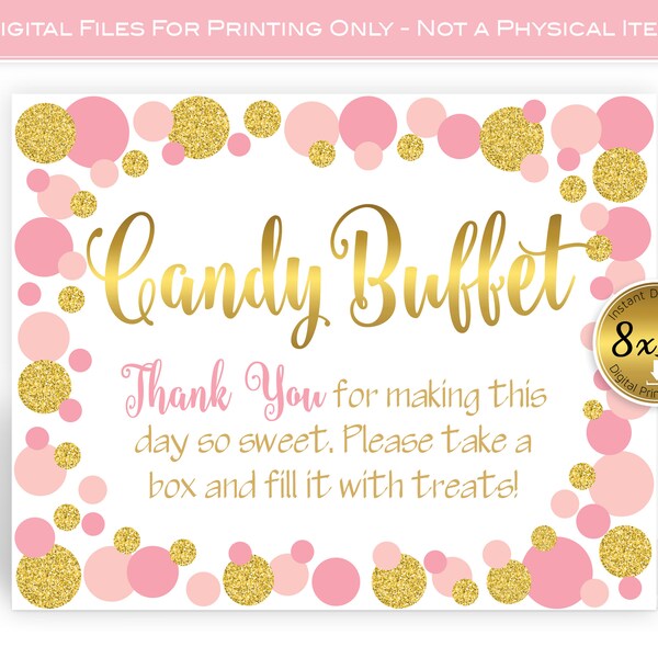 Candy Buffet Signs - Etsy