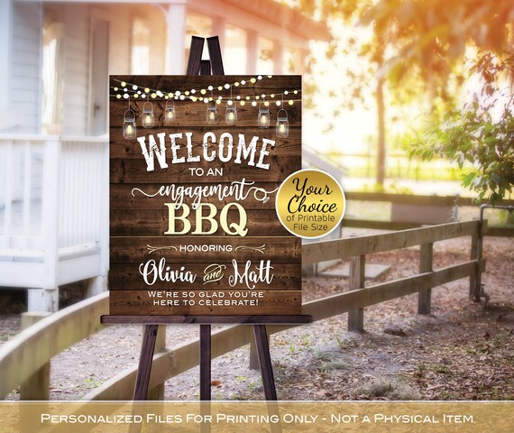 Digital Prints Art & Collectibles Prints I Do BBQ Welcome Sign ...