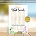 Word Search Baby Shower Game Dinosaur Baby Shower Hatching - Etsy