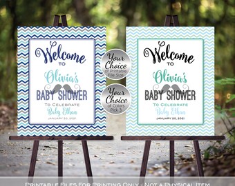 Chevron Welcome Sign - Etsy