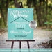 Housewarming Party Welcome Sign Printable Robin Egg Aqua - Etsy