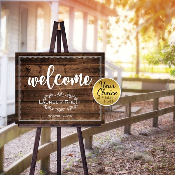 Rustic Wedding Signs - Etsy