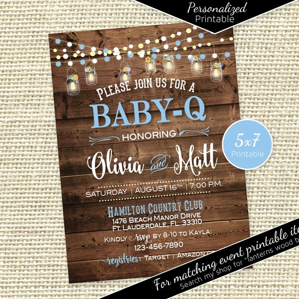 Blue Baby Que - Etsy