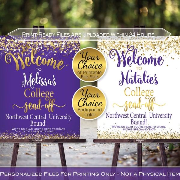 College Send Off - Etsy