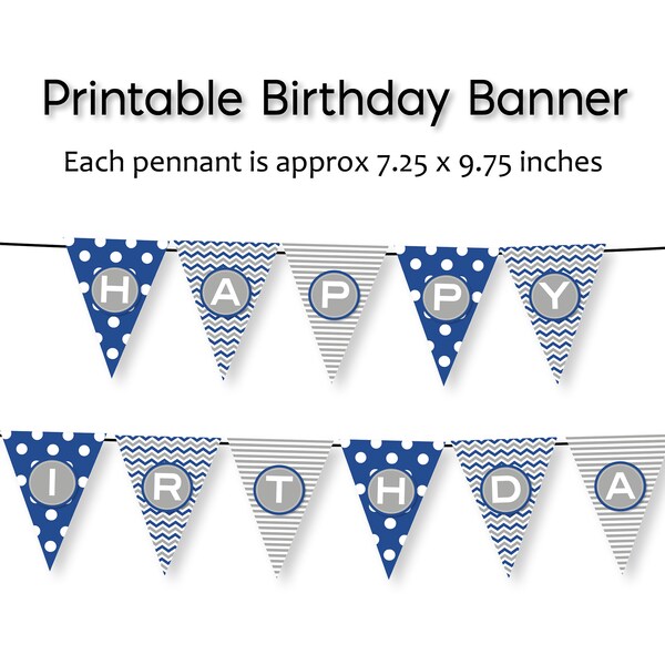 Chevron Pennant - Etsy