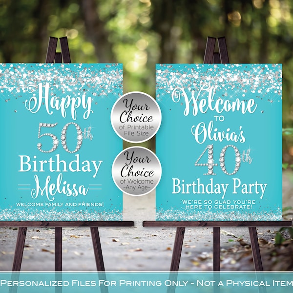 Turquoise Banner - Etsy