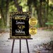 Zebra Print Birthday Welcome Sign Printables Gold Black - Etsy