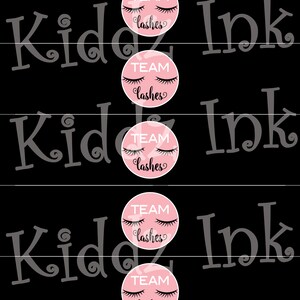 Team Staches or Team Lashes Gender Reveal Water Bottle | Etsy