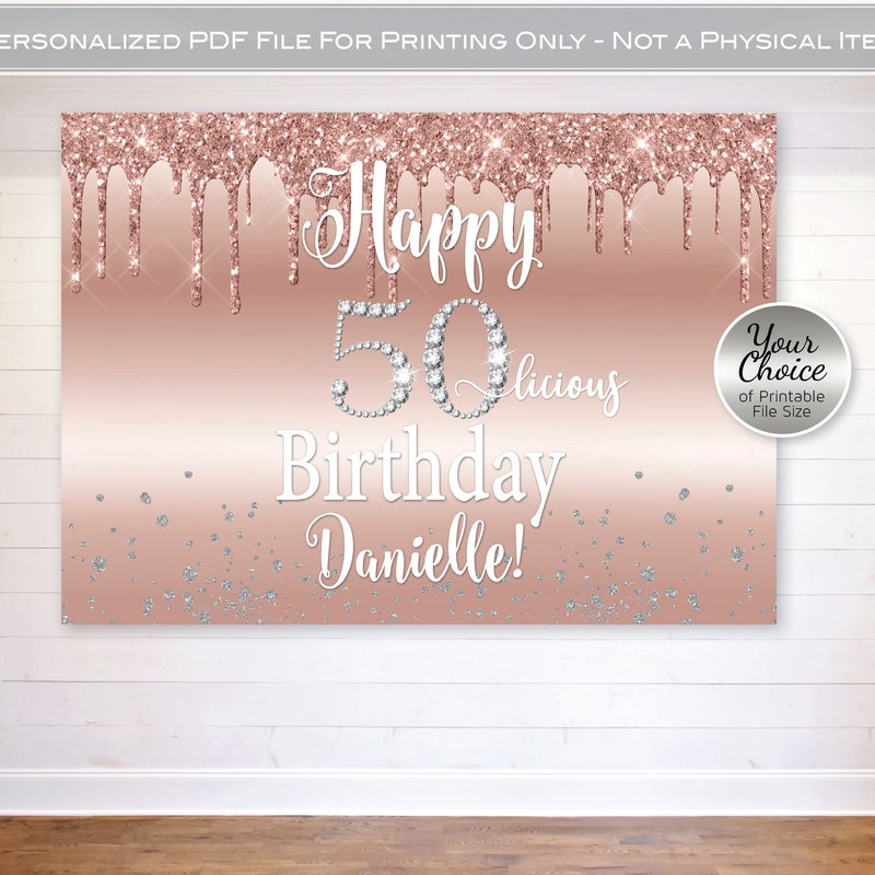 Rose Gold Backdrop - Etsy