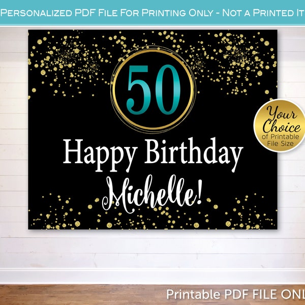 Turquoise Banner - Etsy