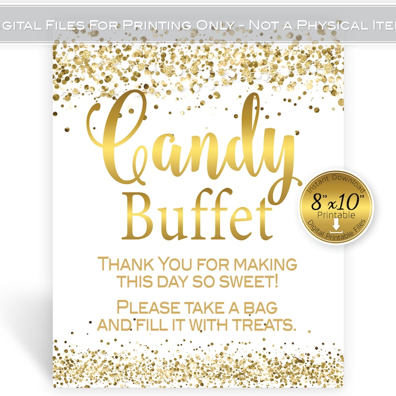 Wedding Candy Buffet Bags - Etsy