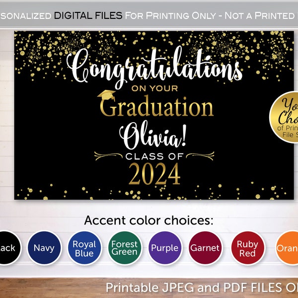 Graduation Backdrop - Etsy