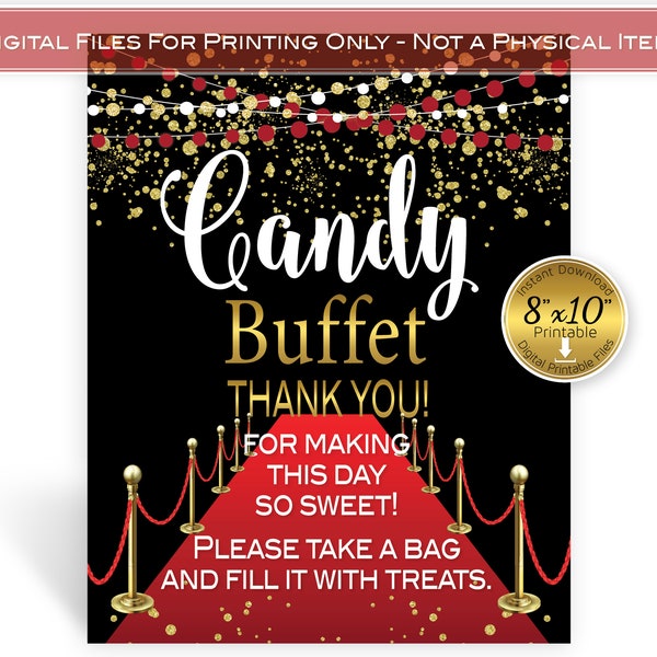 Candy Buffet Sign - Etsy